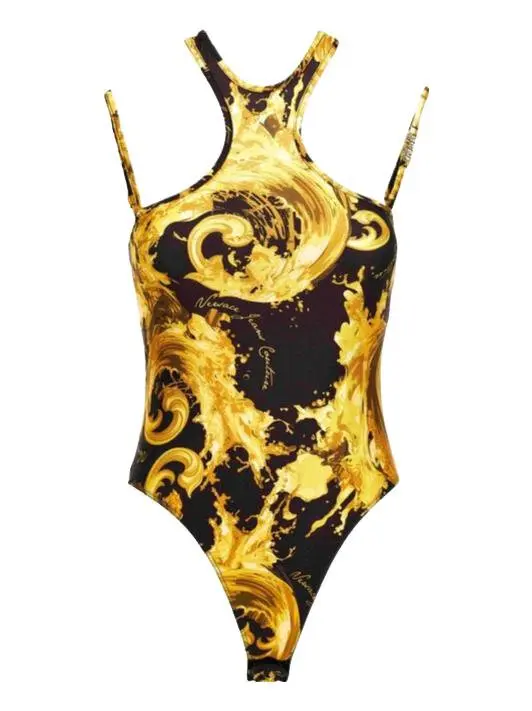 Versace Off-shoulder Bodysuit - Multicolor