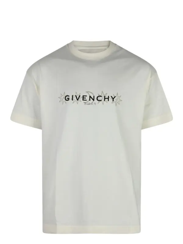 Givenchy Logo Printed Crewneck T-shirt - Ivory