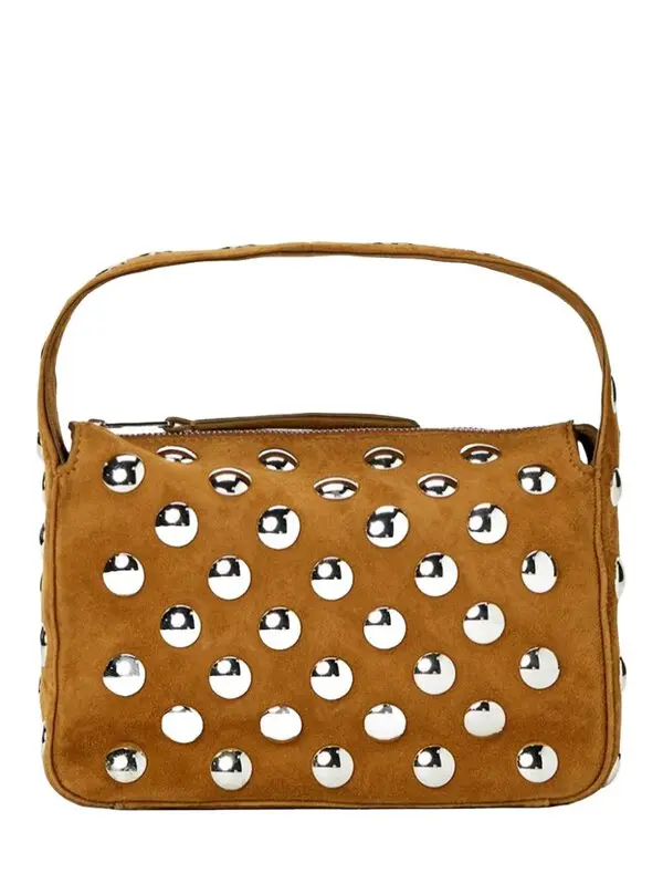 Khaite Elena Studded Tote Bag - Brown