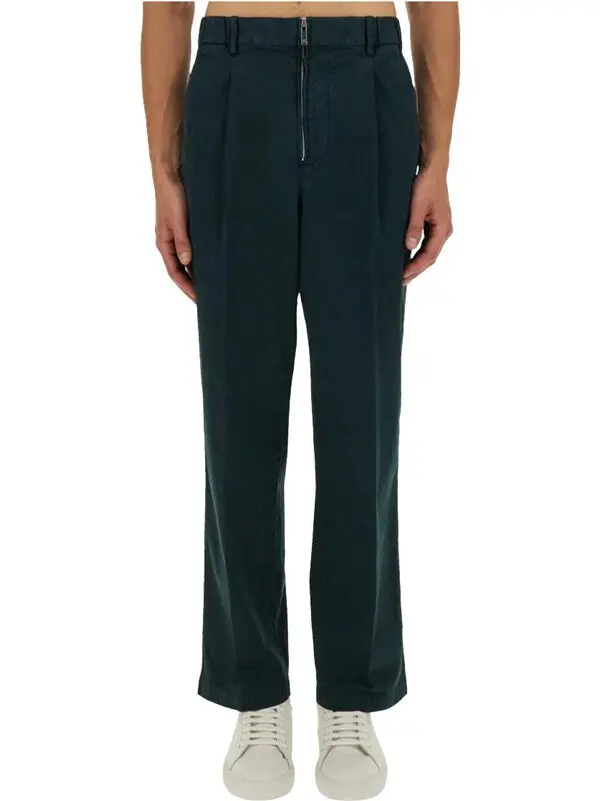 Helmut Lang Cargo Pants With Zipper Closure - Black