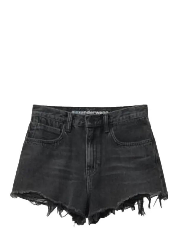 Alexander Wang Bite Denim Shorts - Black