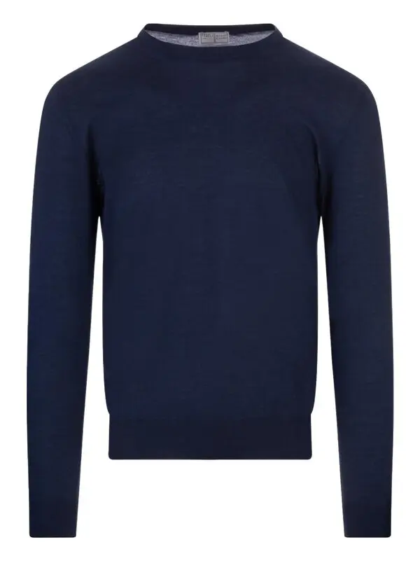 Fedeli Long-sleeved Sweater - Black