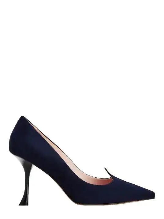 ROGER VIVIER I Love Vivier" Suede Pumps - Blue