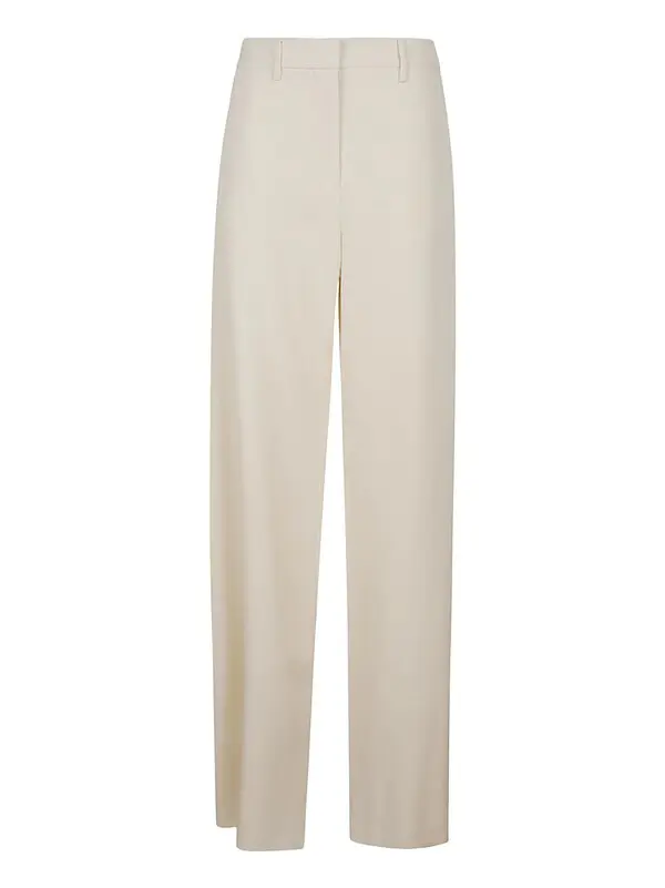 Gabriela Hearst Tailored Wide-leg Pants - Nude