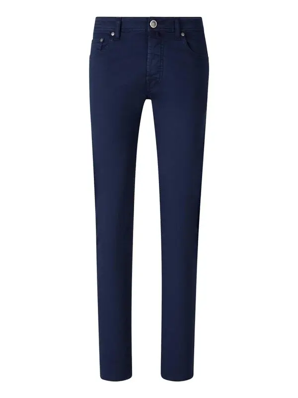 Jacob Cohen Belt Loop Jeans - Dark Denim Blue
