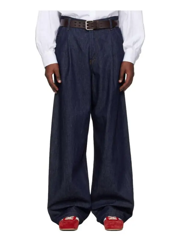 Dries Van Noten Belt Loop Jeans - Indigo
