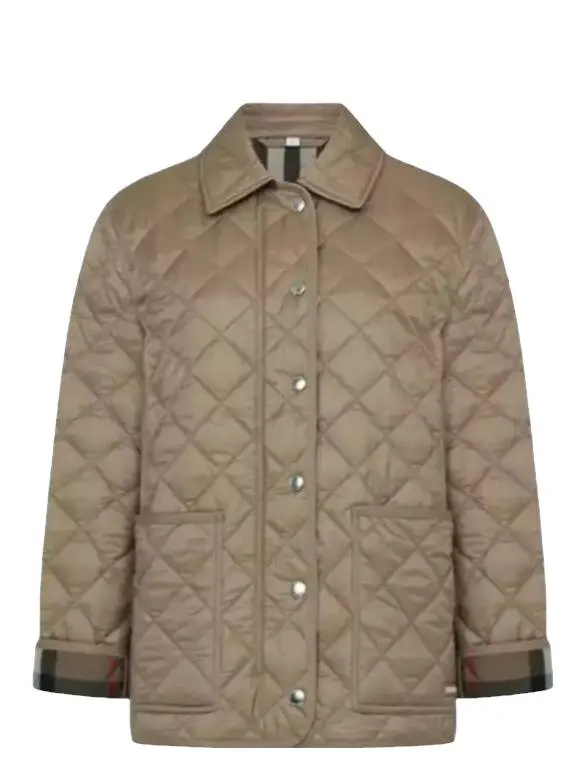 Burberry Quilted Jacket - Beige