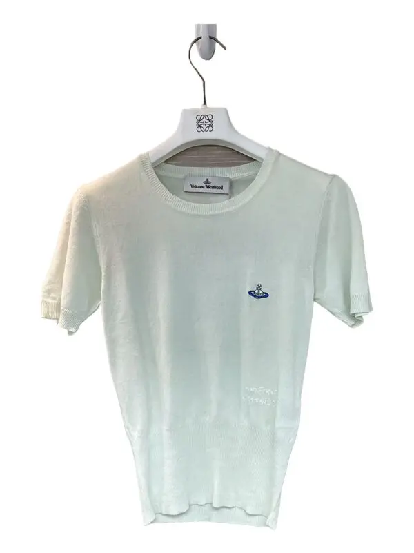 VIVIENNE WESTWOOD Short-sleeved Knit T-shirt - Gray