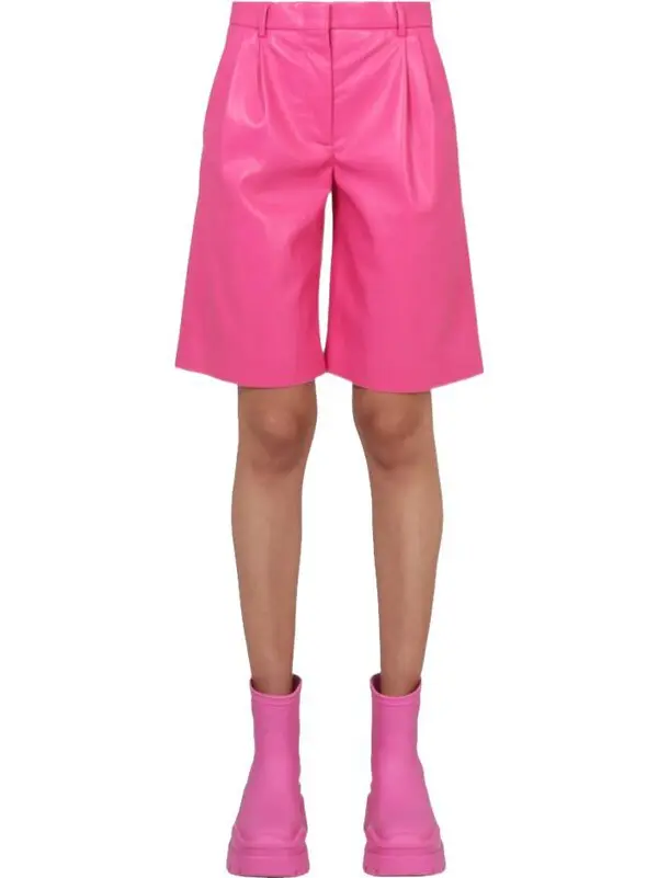 MSGM Wide-leg Knee-length Shorts - Pink