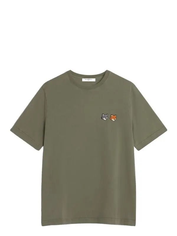 Maison Kitsuné Twin Fox Patch T-shirt - Green