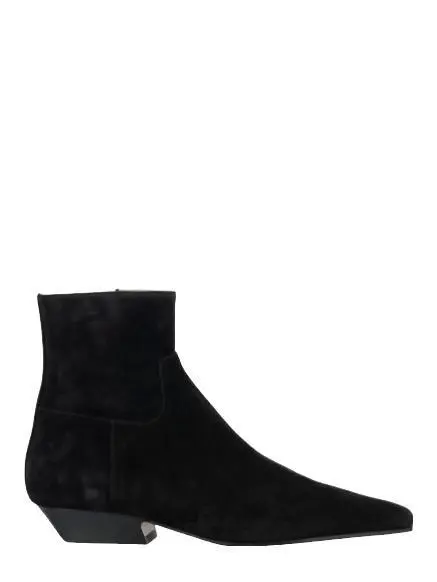 Khaite Marfa Square-toe Ankle Boots - Black