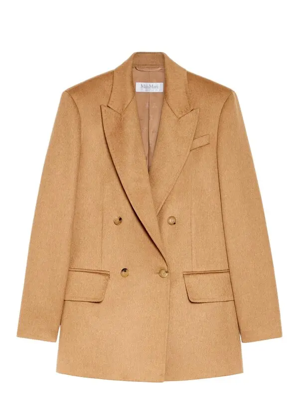 Max Mara Olimpia Double-breasted Blazer - Camel