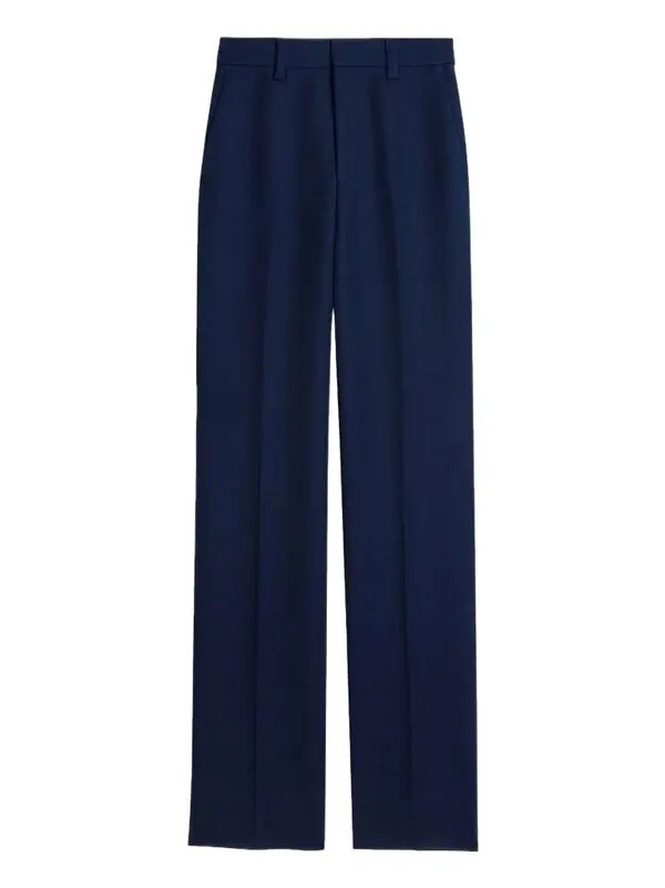 Ami Straight Fit High-waisted Trousers - Black
