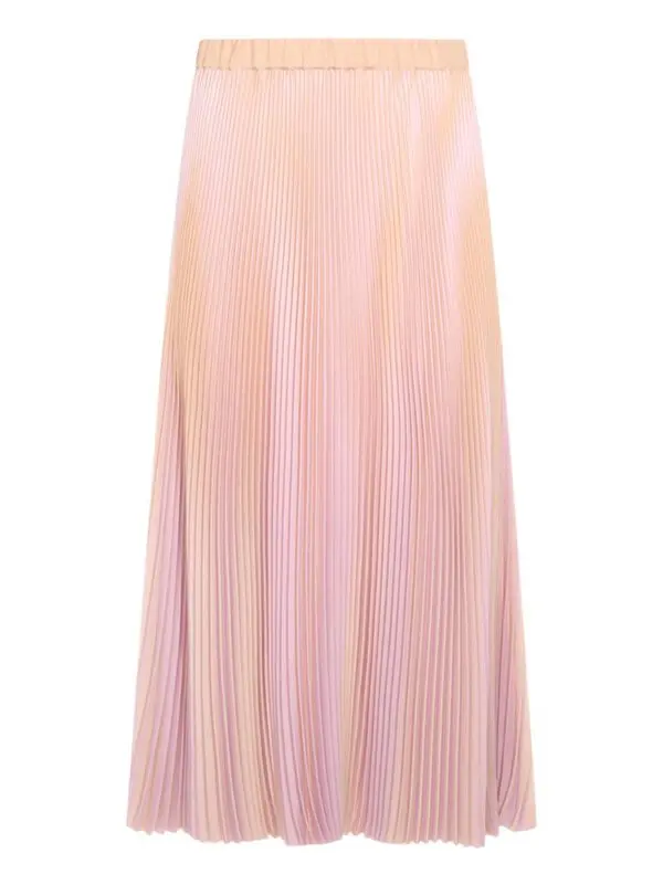 Fabiana Filippi Pleated Midi Skirt - Pink