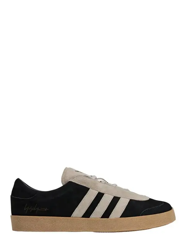 Y3 Gazelle 3-stripes Lace-up Sneakers - Black/black/light Brown