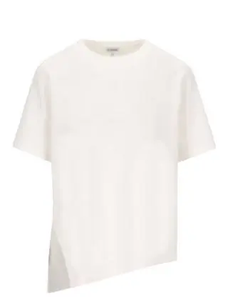Loewe Asymmetrical Jersey T-shirt - White