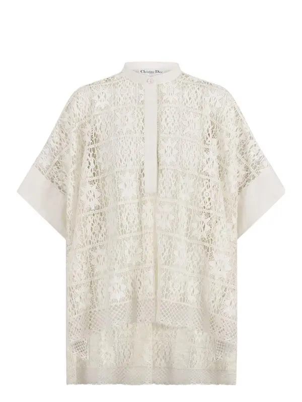 Dior Lace Blouse - White