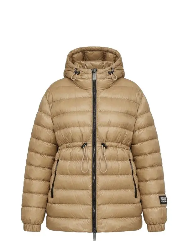 Burberry Quilted Drawstring Hooded Jacket - Multicolor