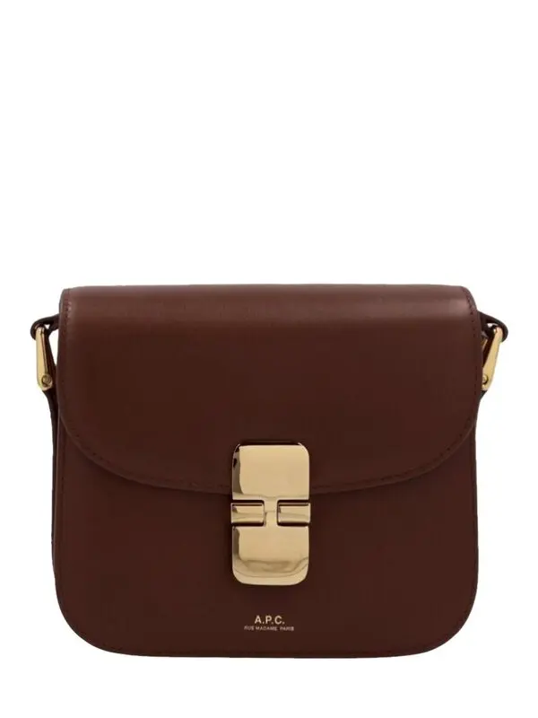 A.p.c. Grace Mini Shoulder Bag - Brown