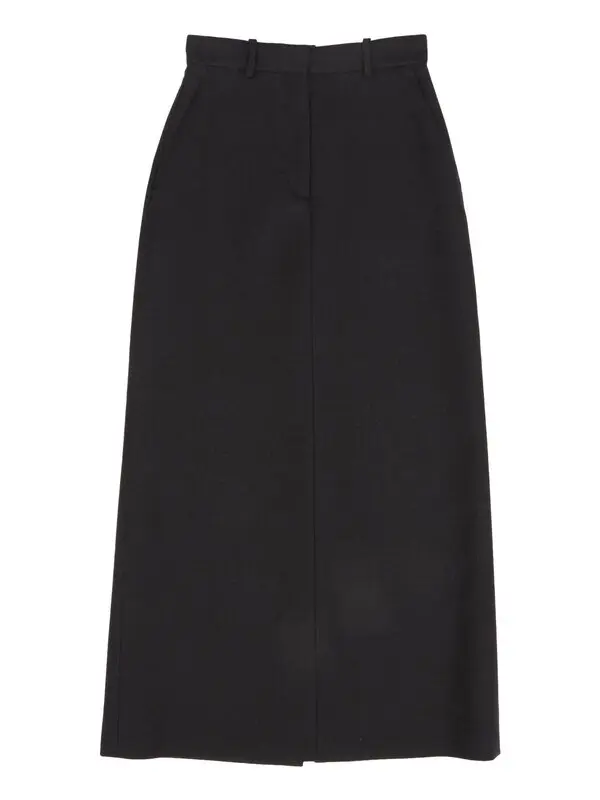THE ROW Roux Midi Skirt - Black