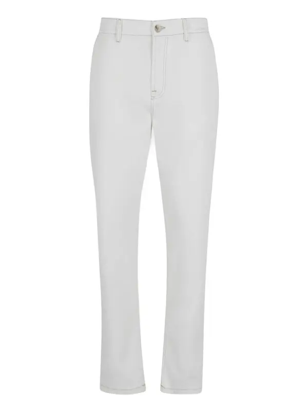 Canali Belt Loop Jeans - Ivory