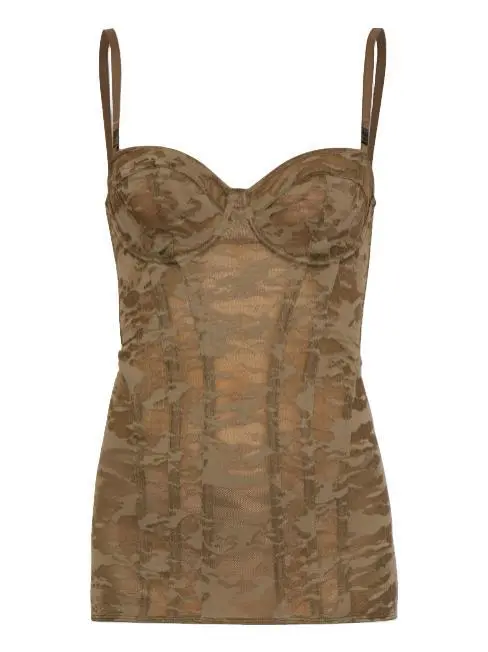 DIESEL® X Savage X Fenty Corset Top - Brown