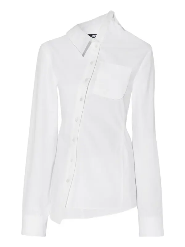 Jacquemus La Chemise Pablo Cotton Shirt - White