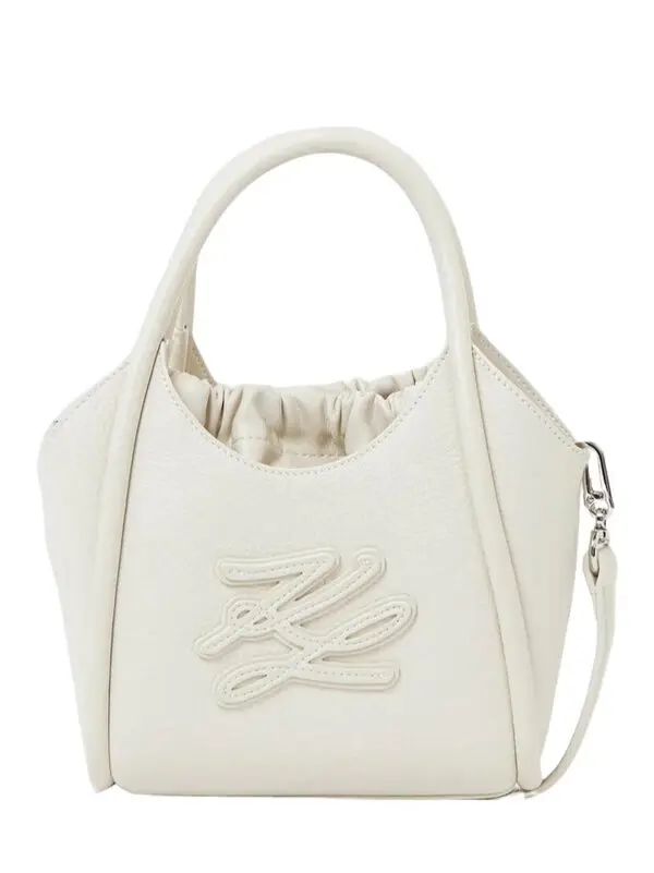 Karl Lagerfeld Mini K/autograph Tote Bag - Off White