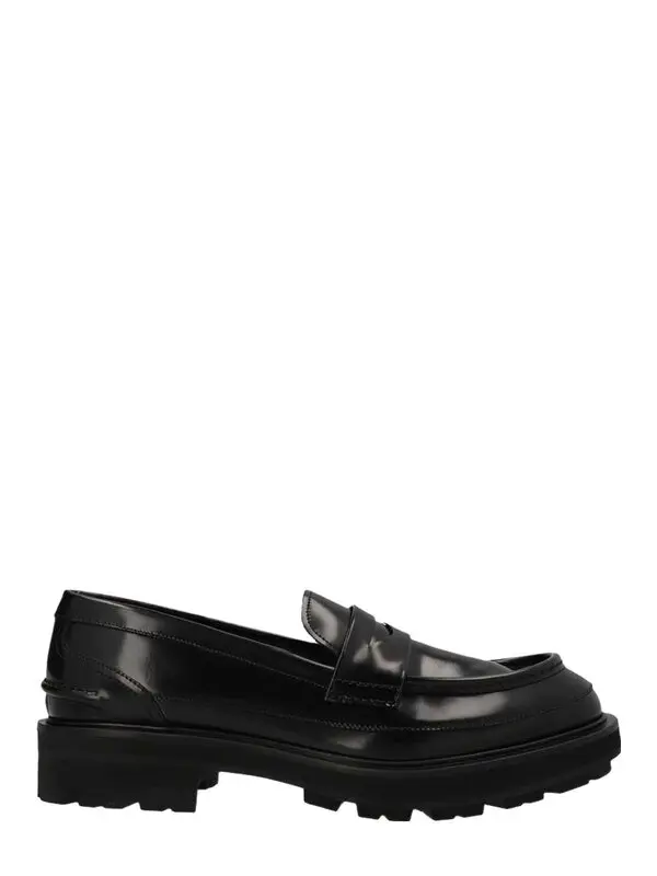 Alexander McQueen Penny-slot Slip-on Loafers - Black