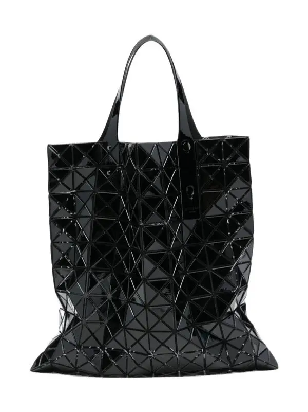 Issey Miyake Geometric Patterned Tote Bag - Black