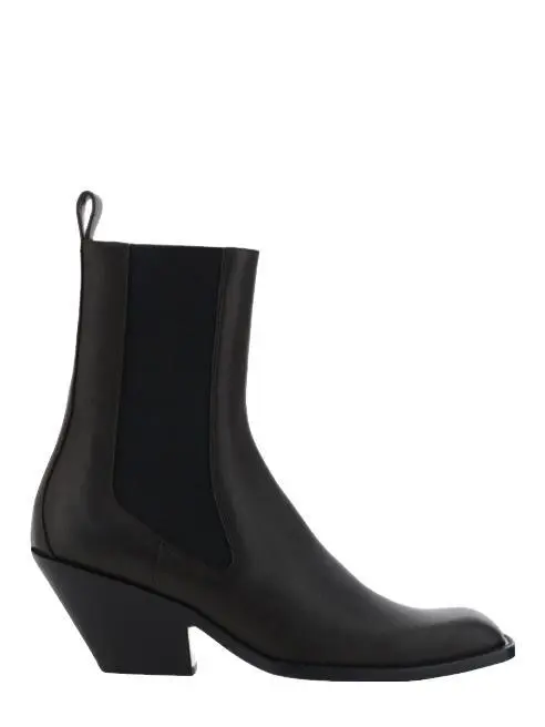 Khaite Austin Ankle Boots - Black