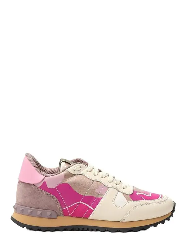 Valentino Garavani Camouflage Sneakers - Nude