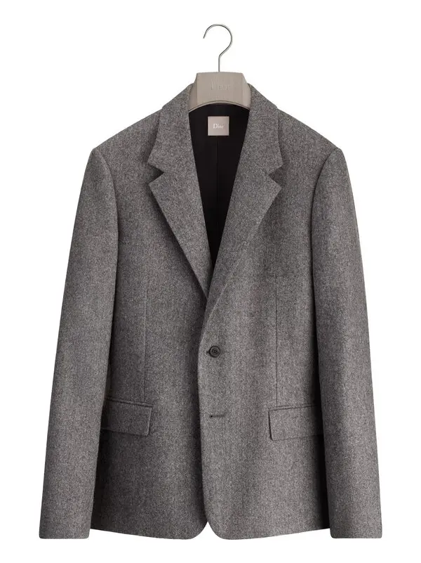 Dior Two-button Tailored Blazer - Grey