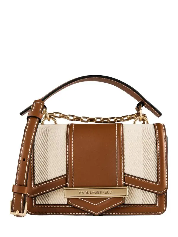 Karl Lagerfeld Chain-strap Crossbody Bag - Brown