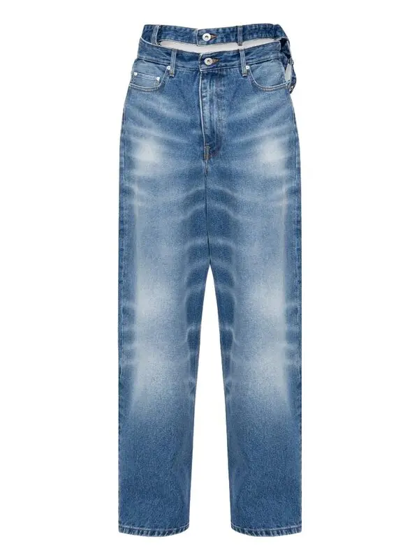 Y/project Logo Denim Trousers - No