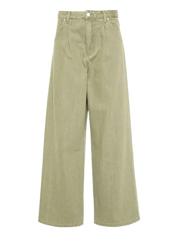 Officine Générale Moena High-rise Wide Leg Jeans - Nude