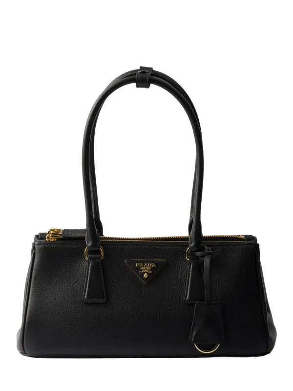 Prada Triangle-logo Shoulder Bag - Black