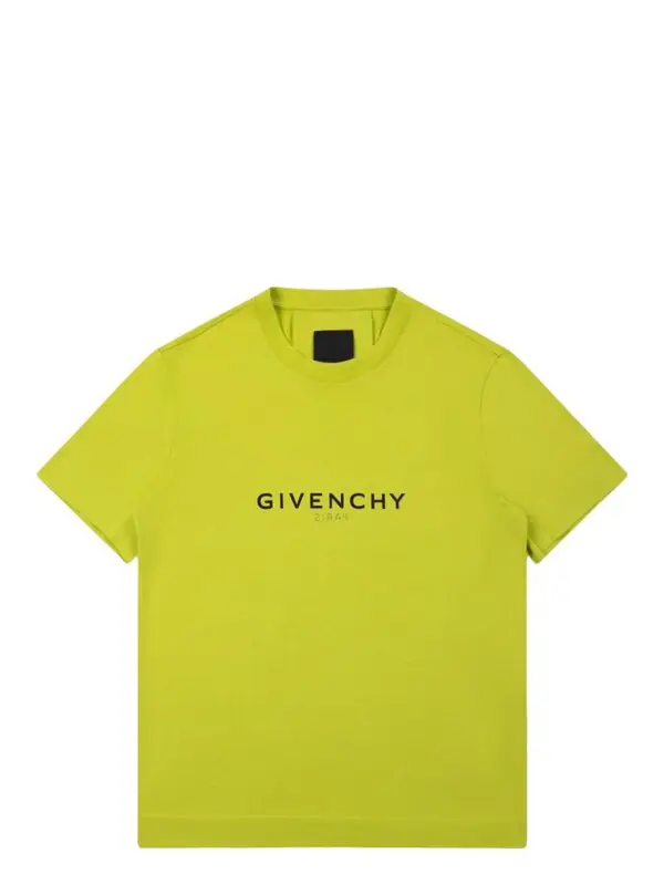 Givenchy Logo Printed Crewneck T-shirt - Green