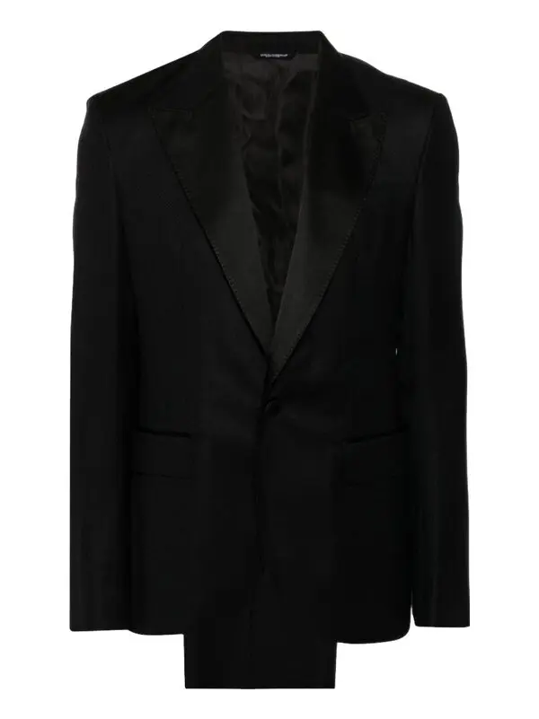 Dolce & Gabbana Dolce Gabbana Single-breasted Tuxedo Suit - Black