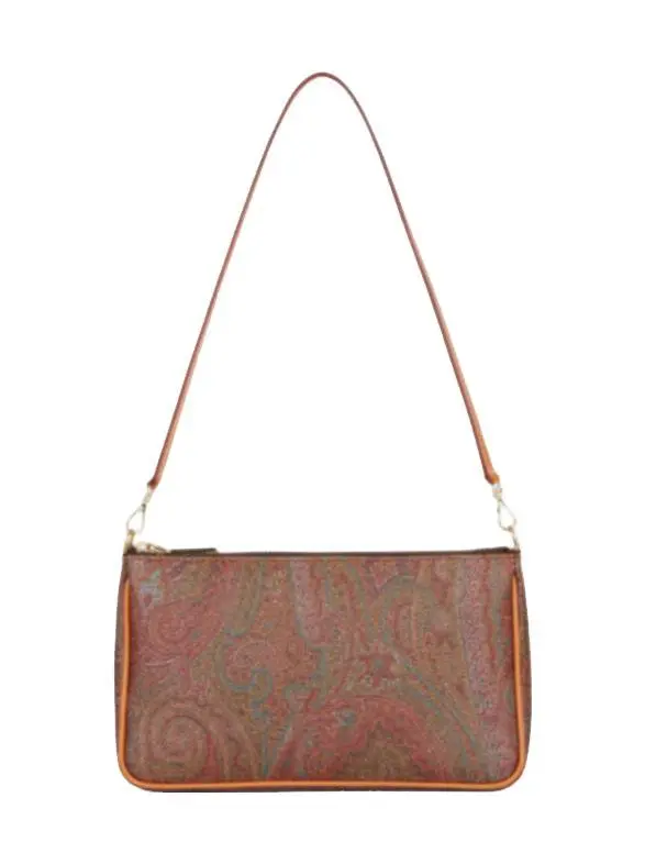 Etro Small Paisley Shoulder Bag - Brown