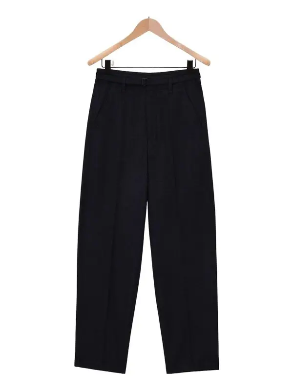 LEMAIRE Tailored Straight-leg Trousers - Black