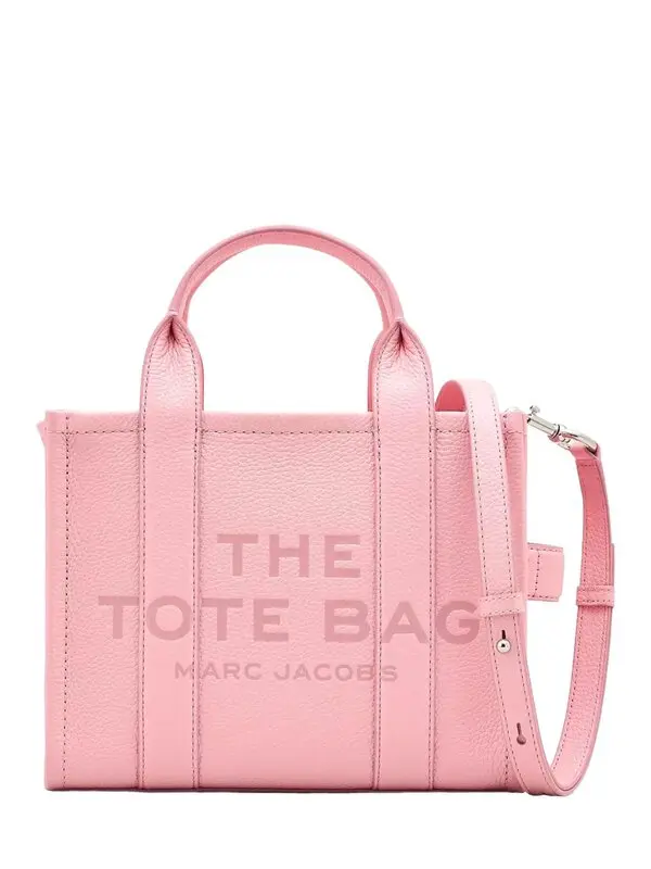 Marc Jacobs The Leather Small Tote Bag - Ribbon Pink
