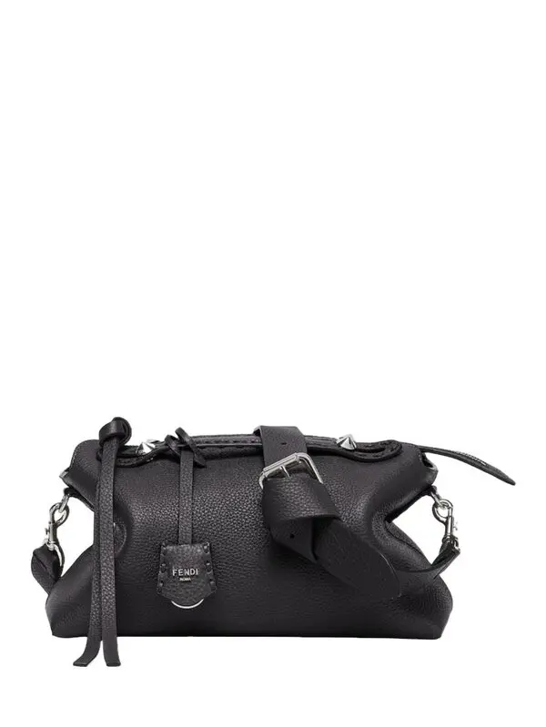 Fendi Selleria Medium Shoulder Bag - Black