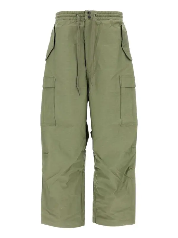 Junya Watanabe Wide-leg Cargo Trousers - Green