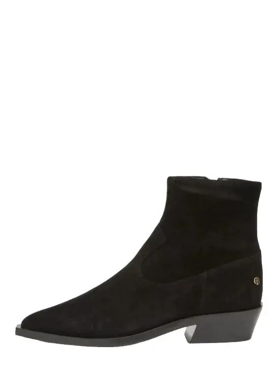 ANINE BING 45mm Pointed Toe Boots - Black