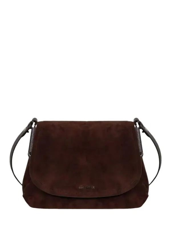 COCCINELLE Logo Lettering Satchel Bag - Brown