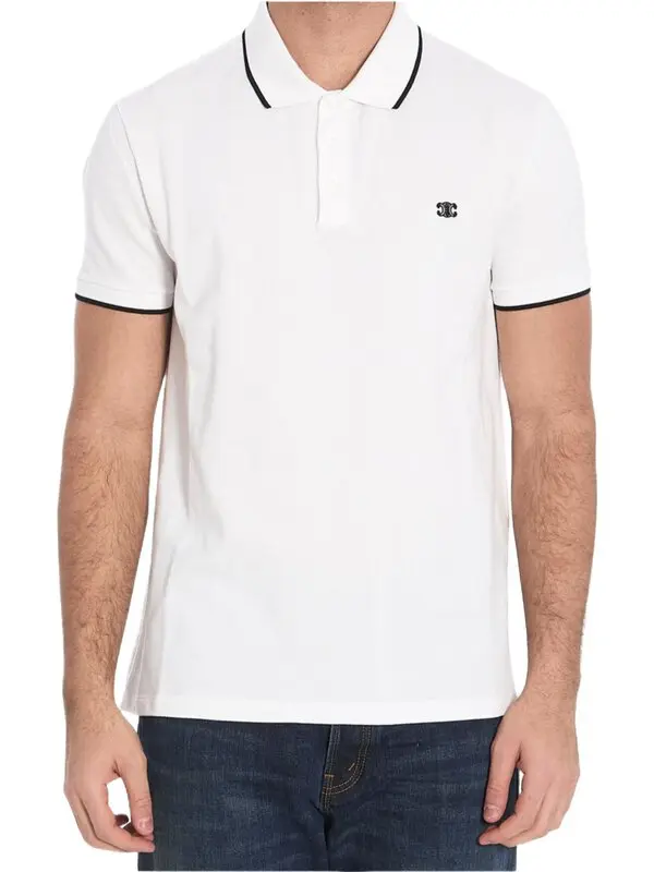 Celine Classic Polo Shirt In Cotton Piqu - Grey/black