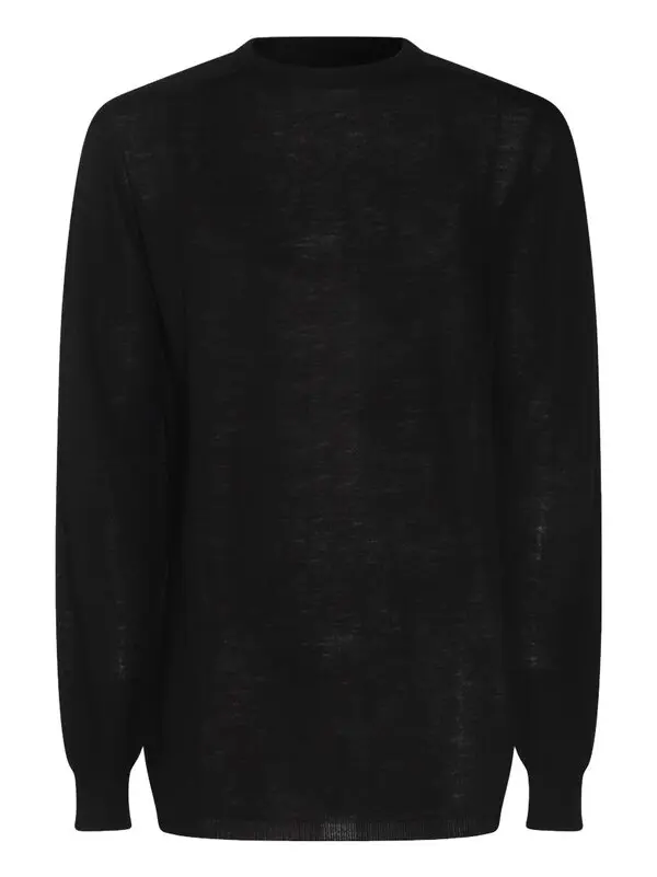 Rick Owens Oversized Level Sweater - Black