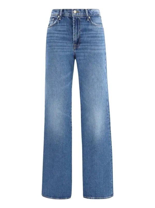 7 For All Mankind High-rise Flared Jeans - Blue
