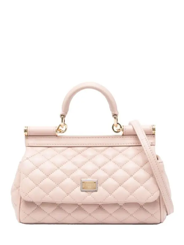 Dolce & Gabbana Sicily Small Handbag - Nude